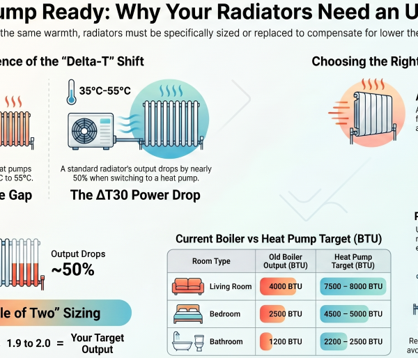 ΔT Explained and Why Your Radiator Looks “Underpowered” - The Radiator Hub