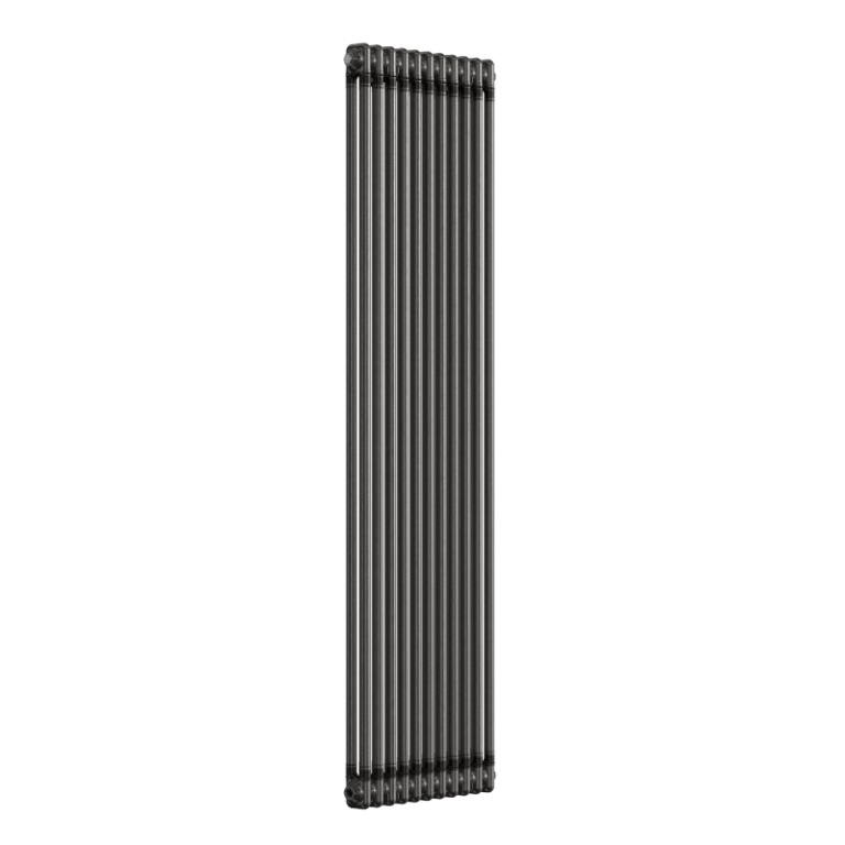 2 Column Vertical Radiator 1800mm x 515mm Raw Metal | THE RADIATOR HUB